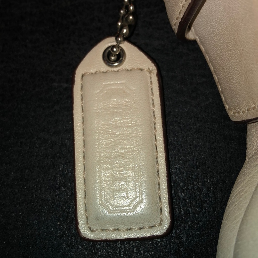 Coach Ivory Leather Bag - Gem